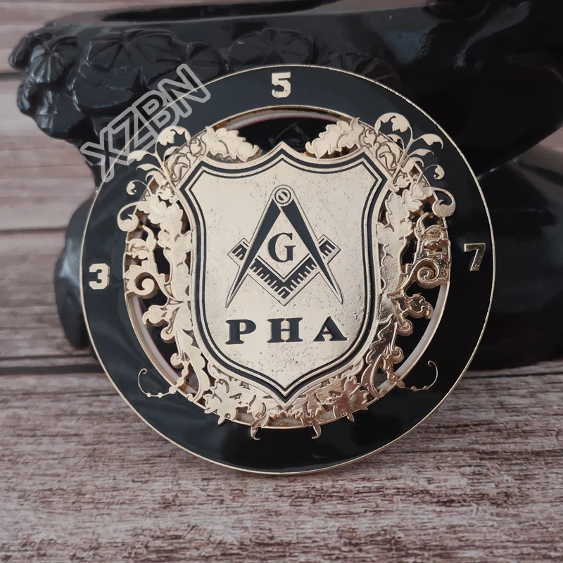 Masonic Auto Car Badge Black Emblems mason freemason BCM24 PHA ...