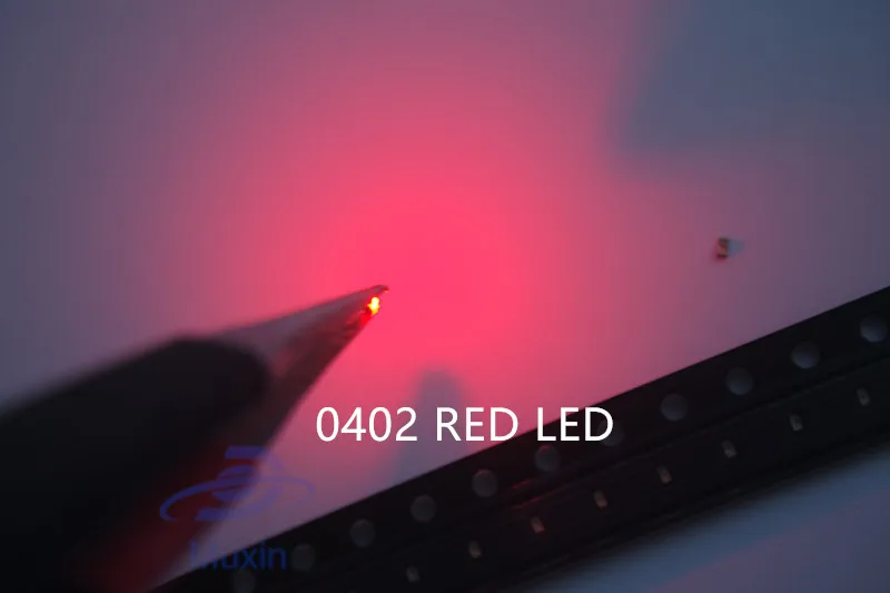 100PCS 0402 Led Surface Mount free Shipping 0402 Red Smd/smt Led Super ...