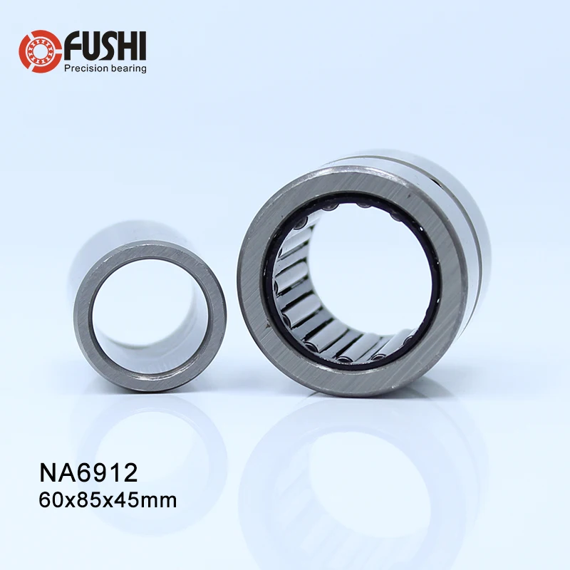 NA6912 Bearing 60*85*45 mm ( 1 PC ) Solid Collar Needle Roller Bearings ...