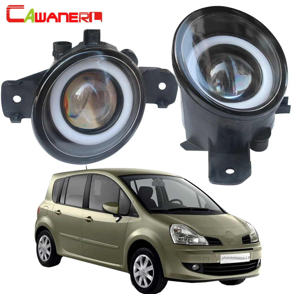 Cawanerl For Renault Modus 2004-2015 Car 30w 3000lm Led Fog Light Angel ...