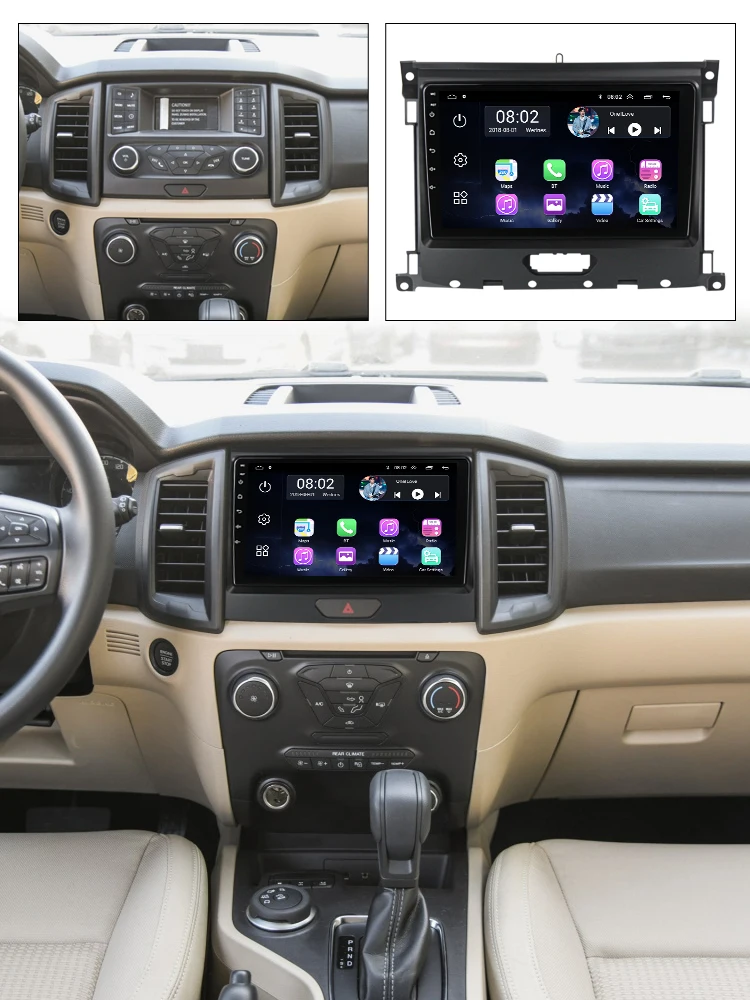 9″ Newest Android 11 Smart Car Radio Video Player For Ford Ranger T7 ...