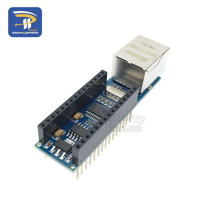Мини ENC28J60 Ethernet щит V1.0 RJ45 веб-сервер модуль для Arduino Diy ...