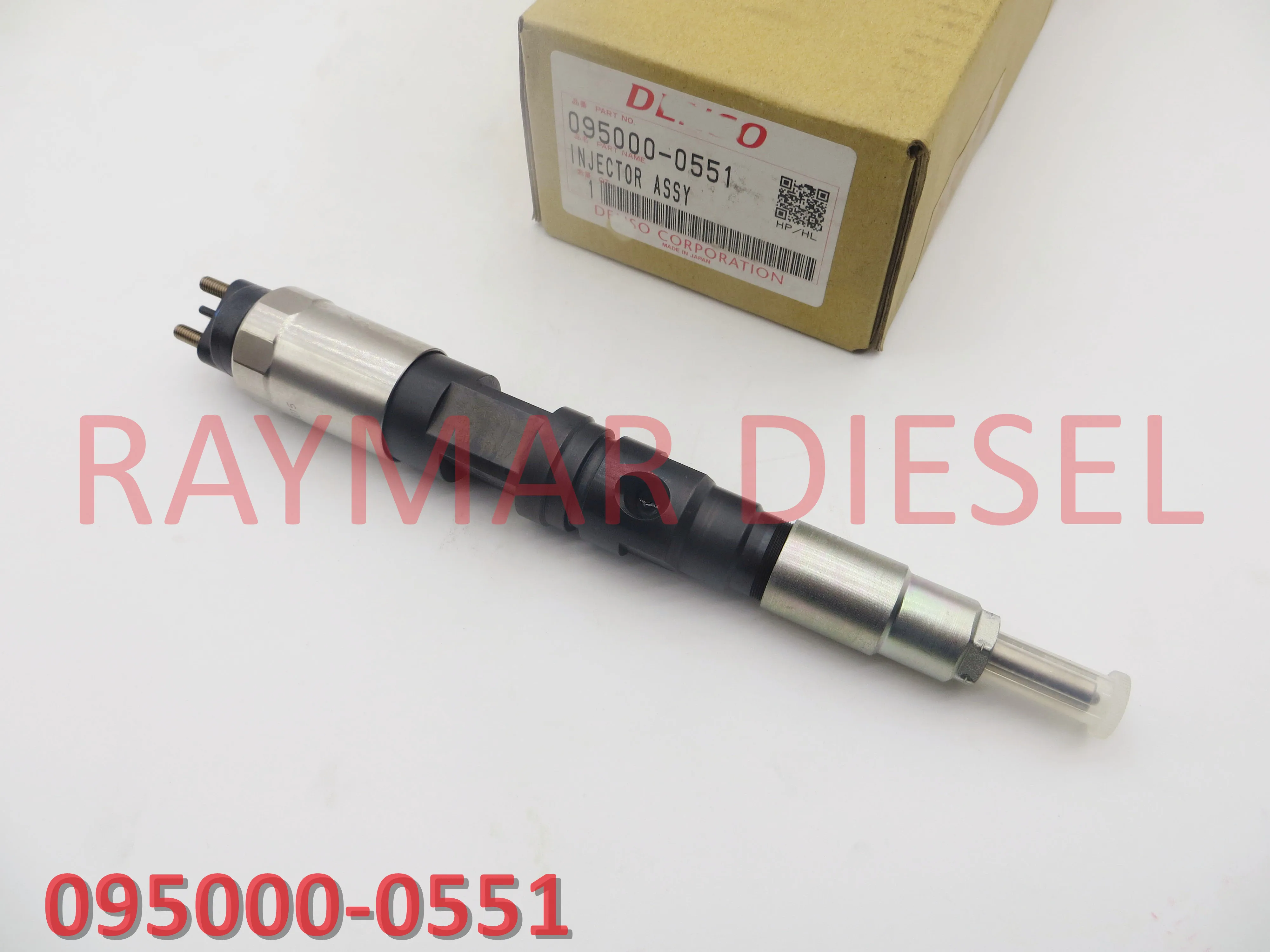 Inyector-de-combustible-common-rail-095000-0551-genuino-para-John-Deere ...