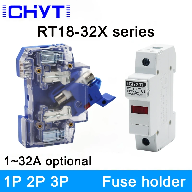 1sets 10*38mm Fast Blow Ceramic Fuse With Holder Fuse Base 250v 1a 2a ...