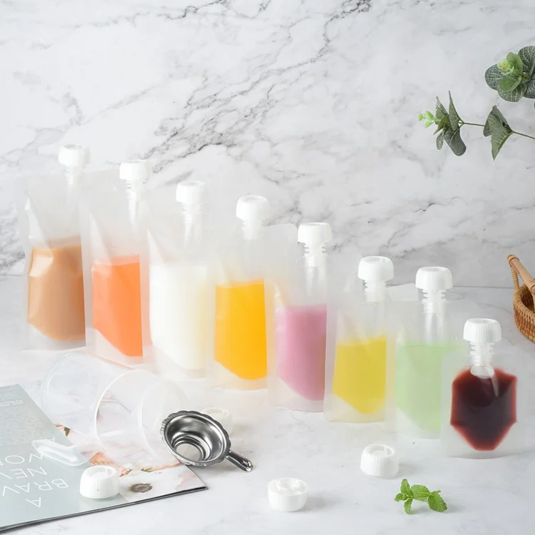 Emballage alimentaire,Sachets d'emballage jetables pour boissons,100 ...