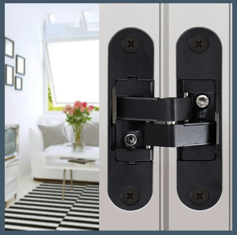 FERME-PORTE - GROOM ,Drawing right--Charnière de porte invisible ...