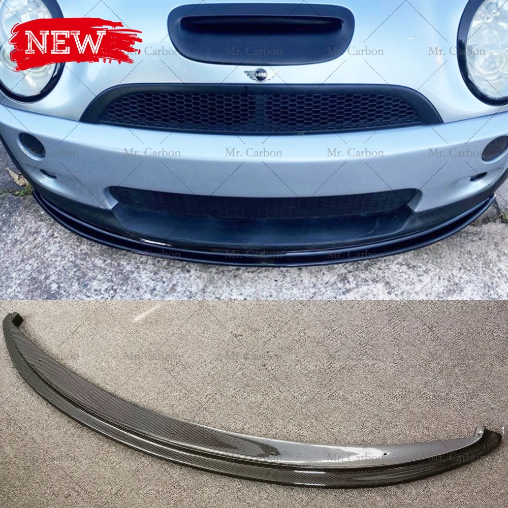 FRP-FRONT-SPLITTER-FOR-MINI-COOPER-S-R53-TRC-STYLE-CARBON-FIBER-GLASS ...