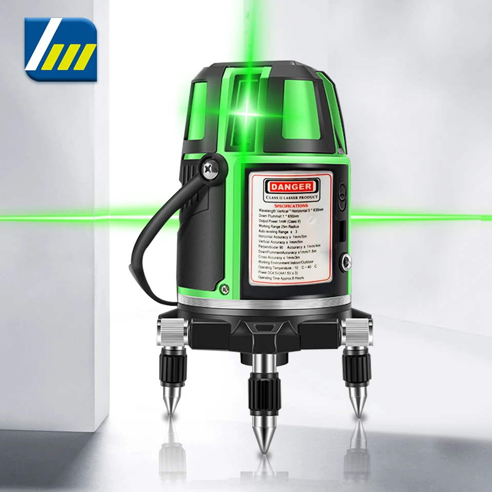 Self-Leveling-Green-Laser-Level-360-Horizontal-And-Vertical-Cross-Laser ...