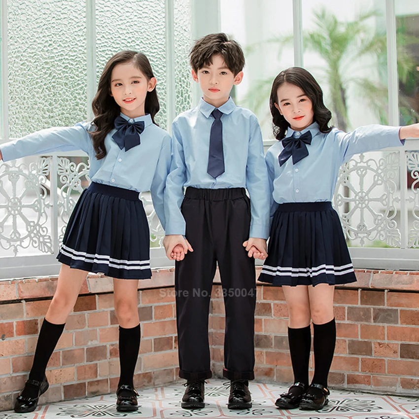 Japanese School Uniform Kindergarten Primary Kids Baby Girl Boy Clothes ...