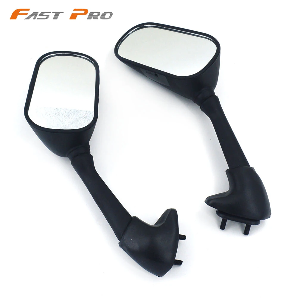 Motorcycle Side Rearview Rear-view Mirror Carbon Fiber Color For Yamaha ...