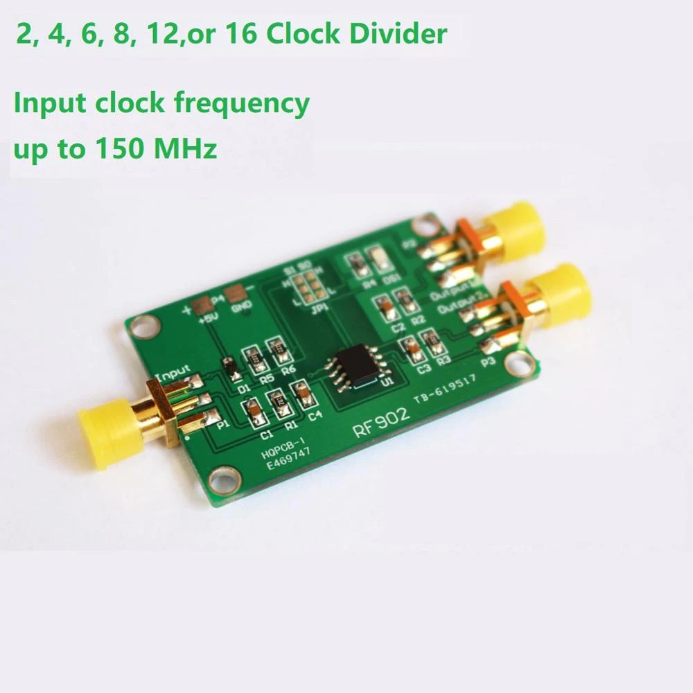 Clock Divider Module Frequency Divider Module 2/4/6/8/12/16 Clock ...