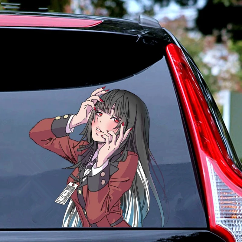 Anime Girls Car Sticker Kakegurui Jabami Yumeko Car Body Window ...