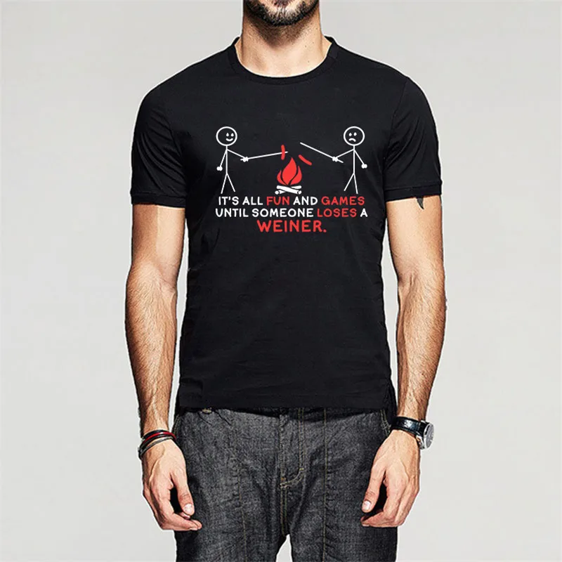 Its All Fun And Games Until Someone Loses A Wiener Funny T Shirt