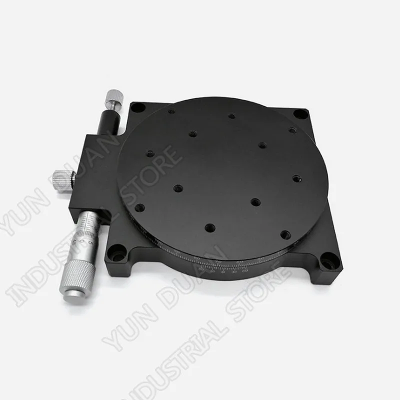 R Axis 100mm 4" Manual 360 Degree Rotary Sliding Table Micrometer ...