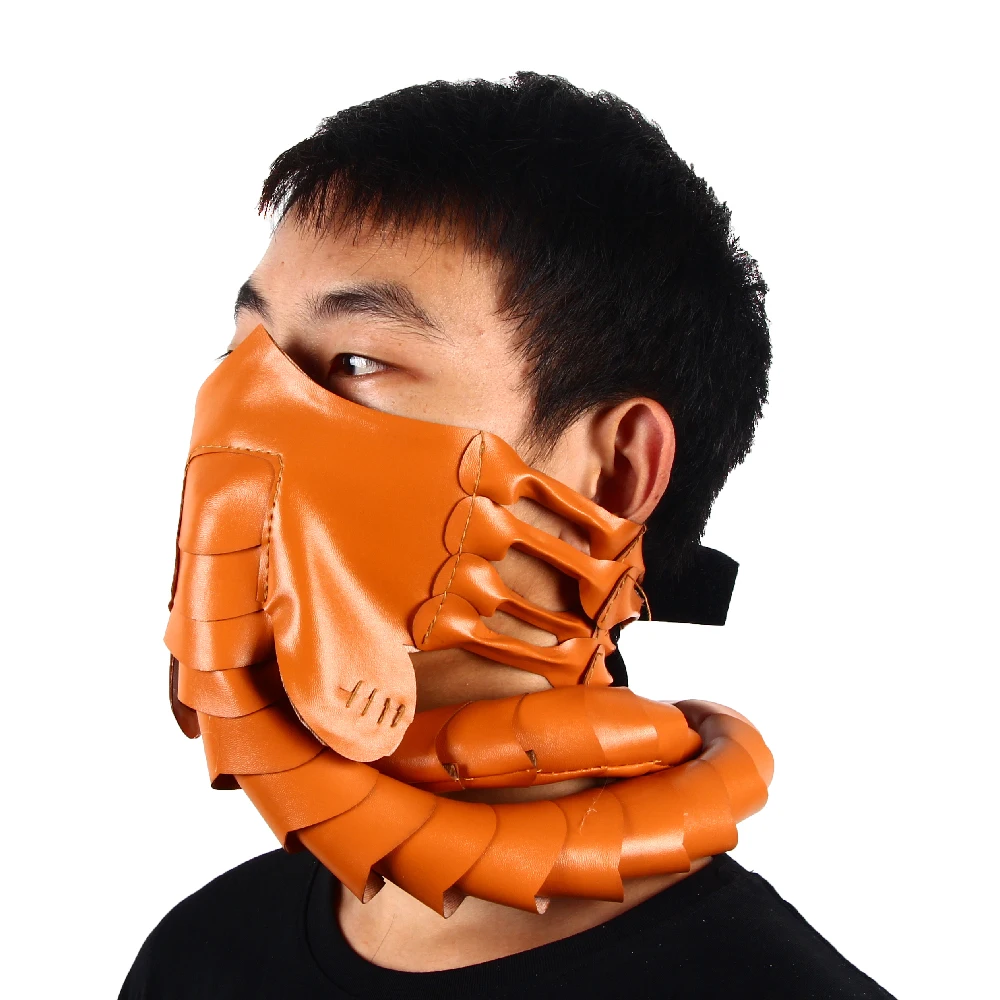 Halloween Funny Scary Face Scorpion Alien Facehugger Cosplay Mask ...