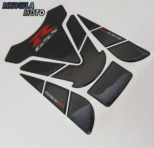 3D carbon fiber motorcycle tank fish bone decoration stickers Fit for ...