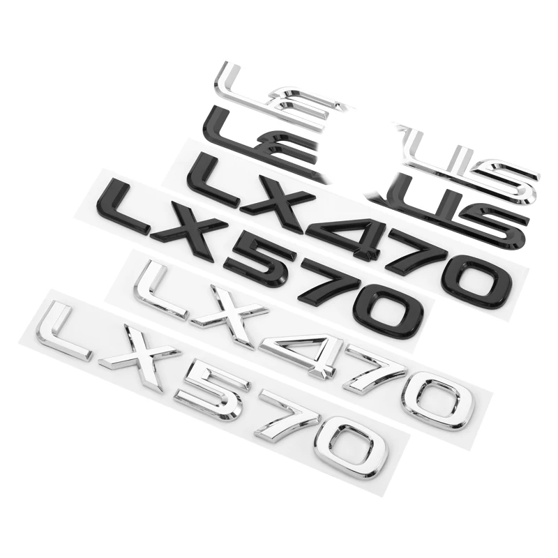 ABS Car Stickers LX470 LX570 Badge Emblem Logo Decal for Lexus IS300 ...
