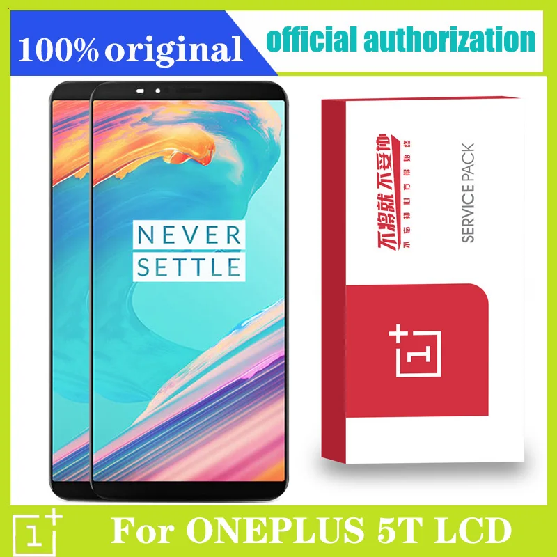 Original For OnePlus 5T display lcd touch Screen Assembly replacement ...