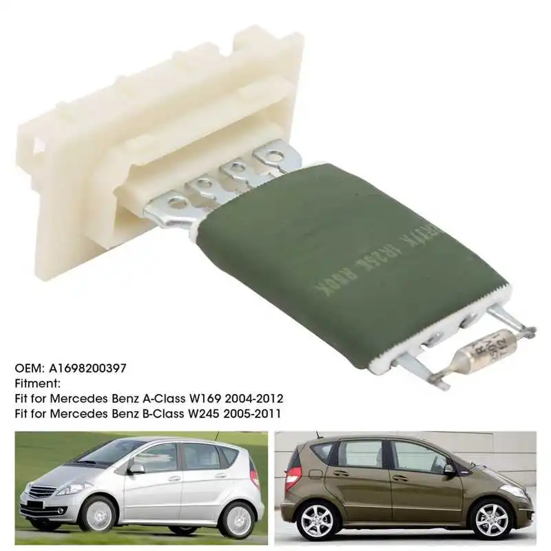 Heater Blower Motor Resistor A1698200397 Fit For Mercedes Benz A-class ...