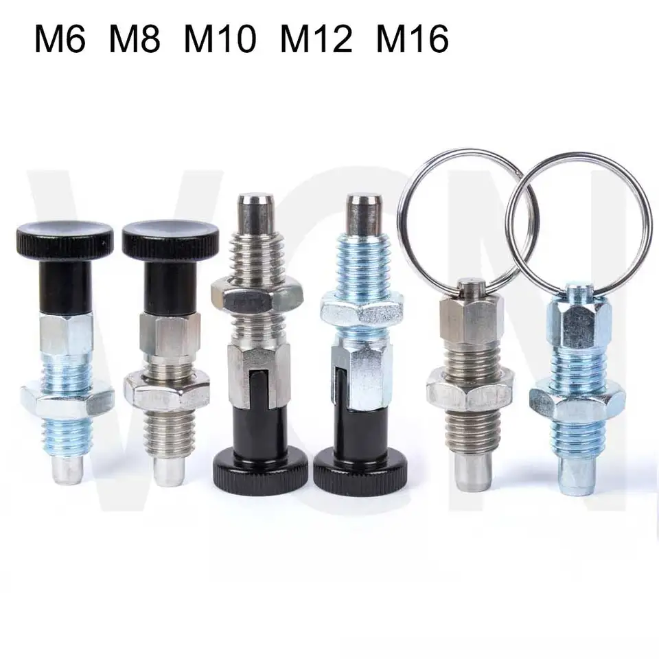 Fixturing Components 2pcs M12 Stainless Steel Spring Plungers - Self ...