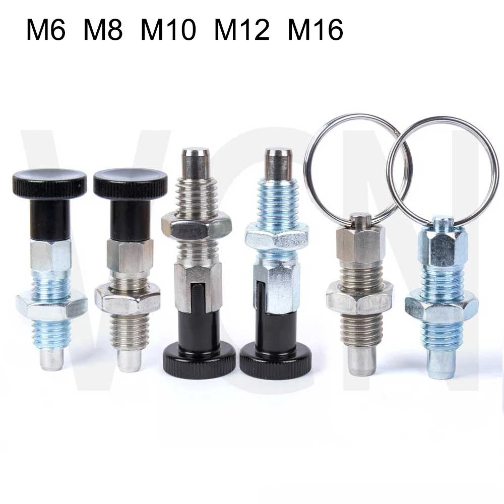 5/1pcs Hand-retractable Plungers,index Blots,indexing Plungers With Hex ...