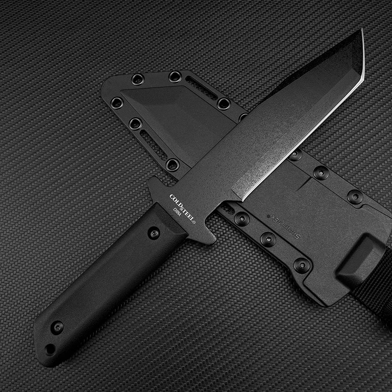 Cold Steel 80PGTK G.I. Tanto Fixed Blade Black Knife Outdoor Survival ...