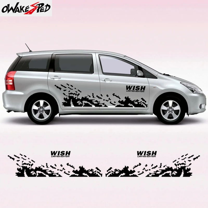 Car Sport Styling Auto Body Door Decor Sticker Car Accessories For ...