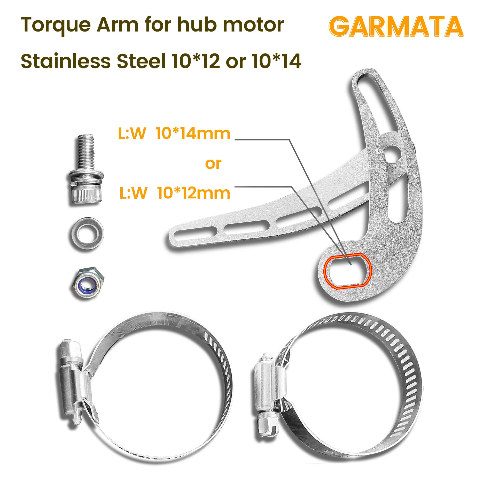 Torque Arm for Electric Bike Hub Motor Stainless Steel 10*12 10*14 ...