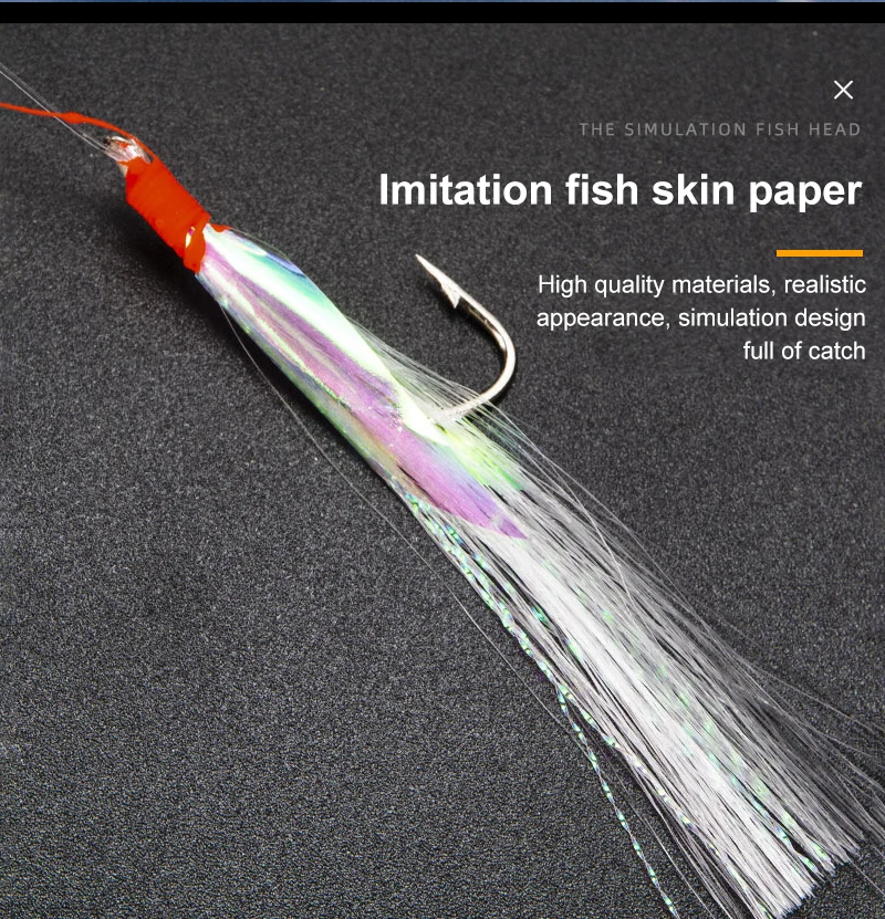 Feathers Fishing Lure | Fishing Luminous Wire | Sea Fishing Feathers ...