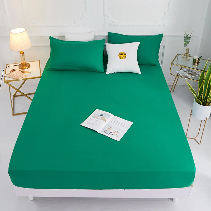 Drap Housse - Ensemble de draps - 100% Polyester - 80x200 cm - Couleur ...