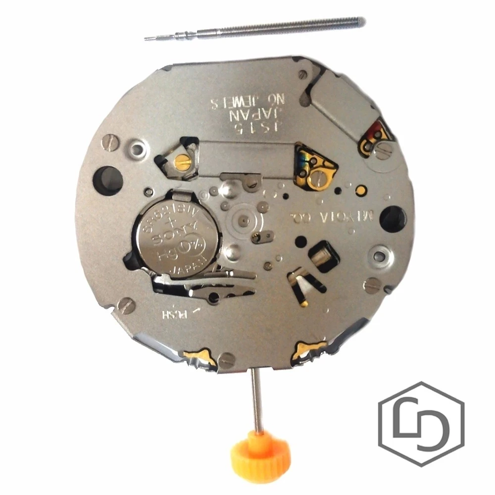 Miyota JS15 Stop Watch Date Quartz Movement Japan Made New|Repair Tools & Kits| - AliExpress
