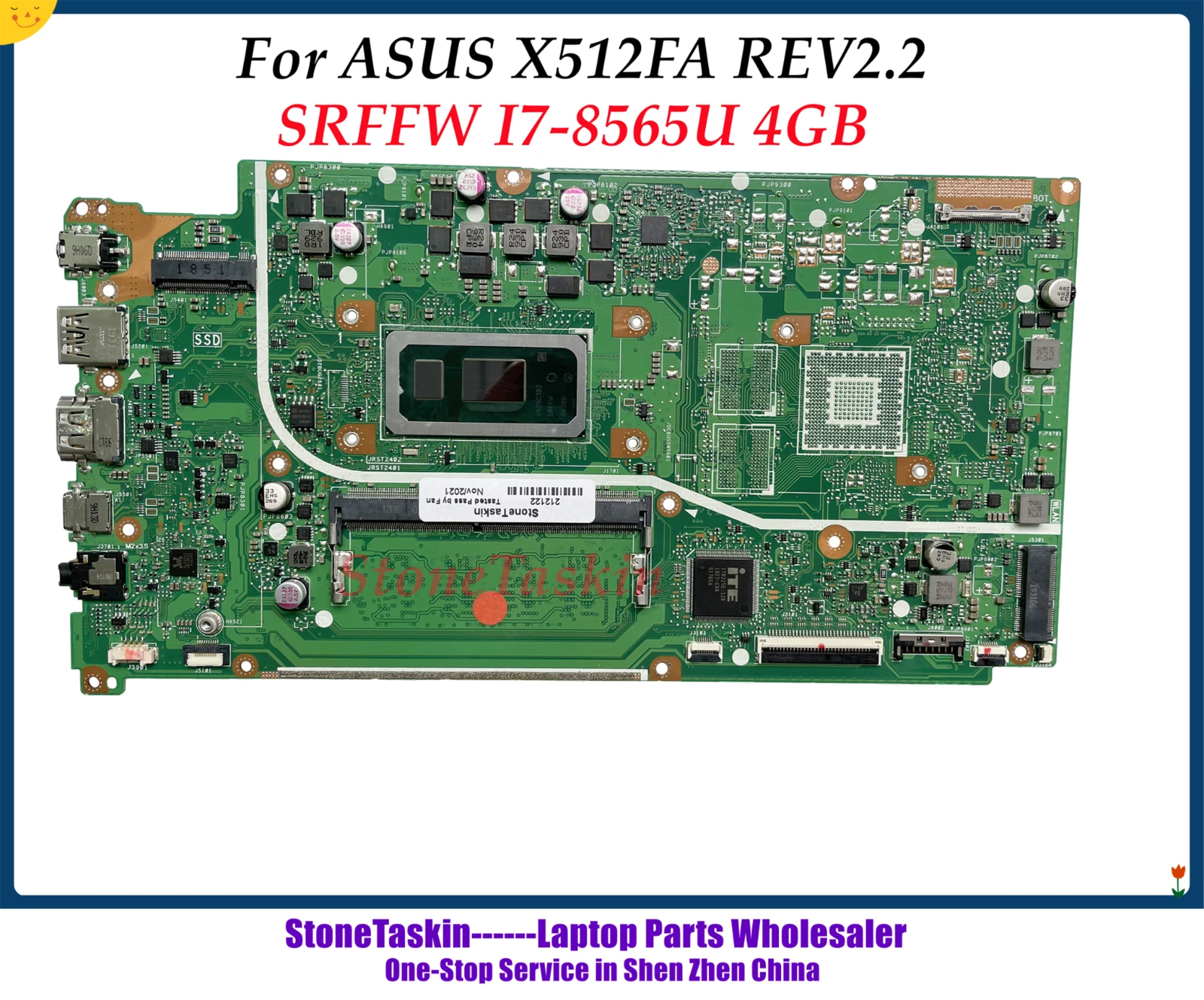 Stonetaskin-x512ff-rev2-2-para-asus-x512fa-placa-m-e-do-port-til-ddr4 ...