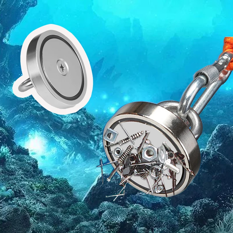 Strong Neodymium Magnet Search Salvage Magnet Deep Sea Fishing Magnets ...