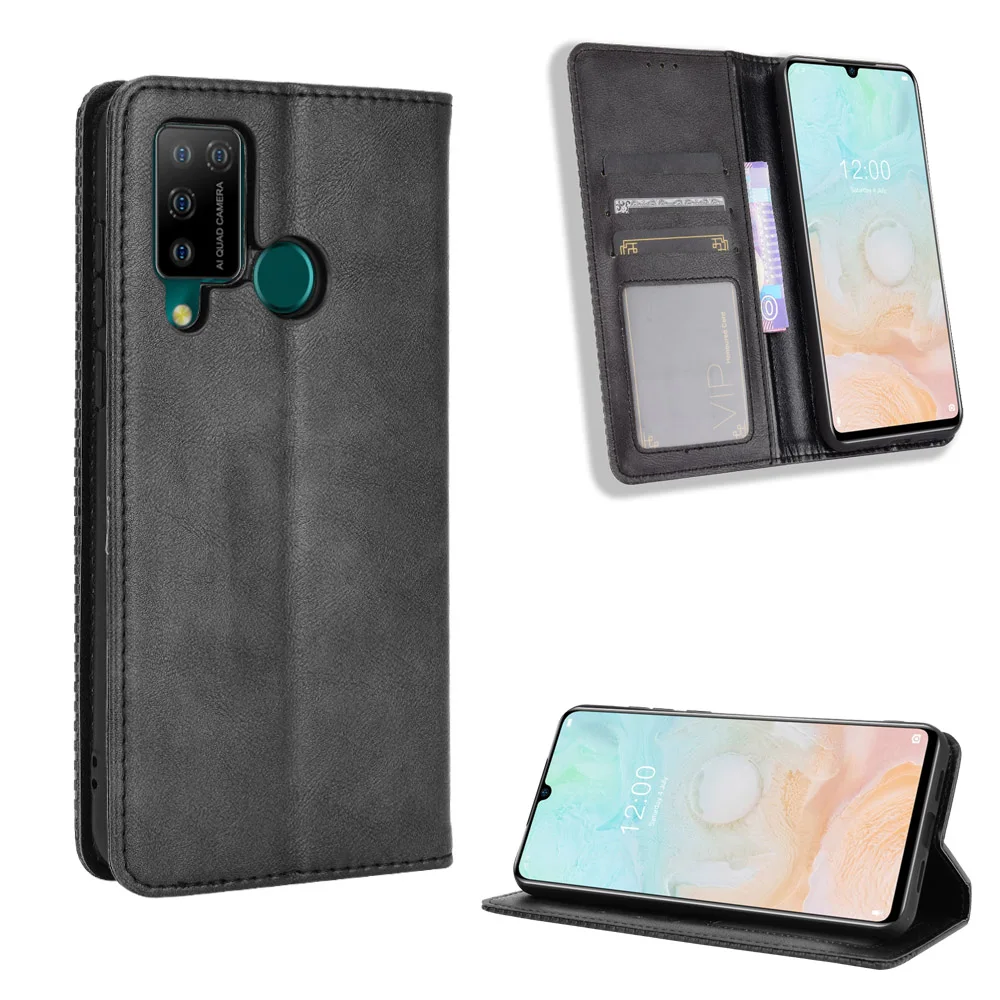 For-Doogee-N20-Pro-Case-Premium-Leather-Wallet-Leather-Flip-Case-For ...