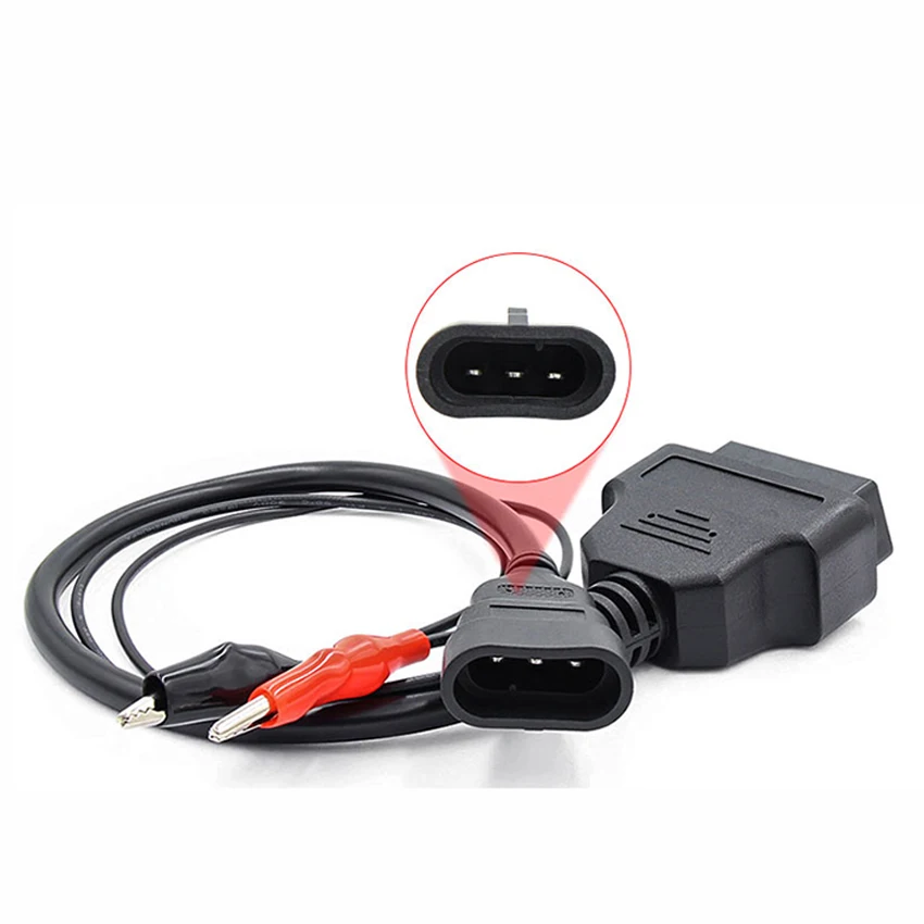 Câble de diagnostic - Fiat - Adaptateur OBD2 - 3 broches à 16 broches ...