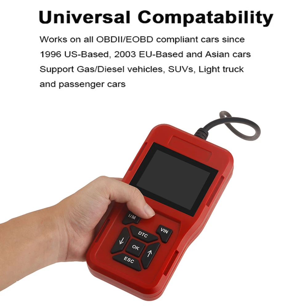 Obdii Scanner Code Reader Car Diagnostic Scanner Engine Fault Code ...