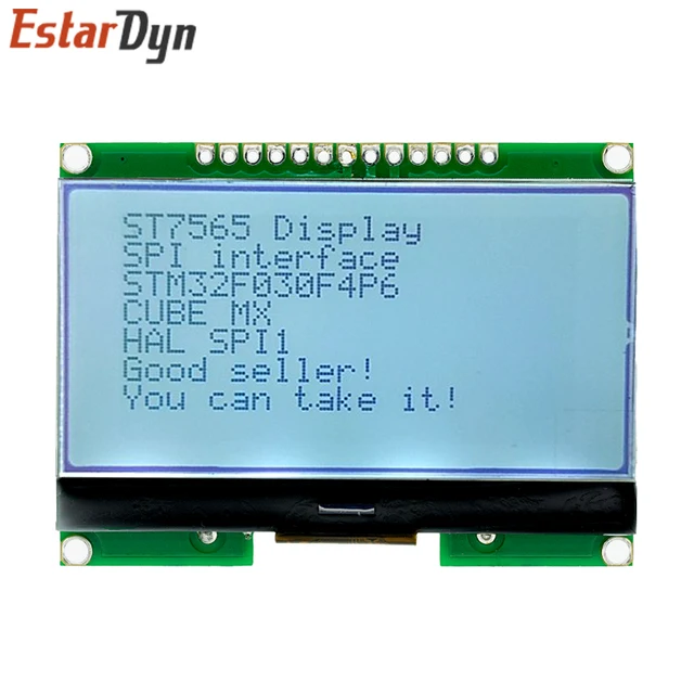 Lcd12864 12864-06D, 12864, LCD module, COG, with Chinese font, dot matrix screen, SPI interface