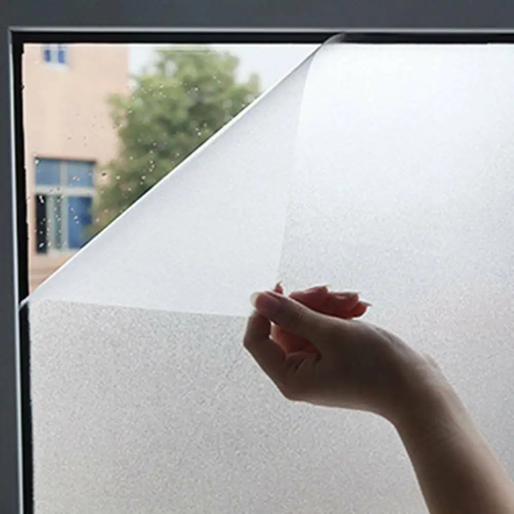 Self Adhesive Privacy Frosted Film Opaque Sticker 45*100cm For Window ...