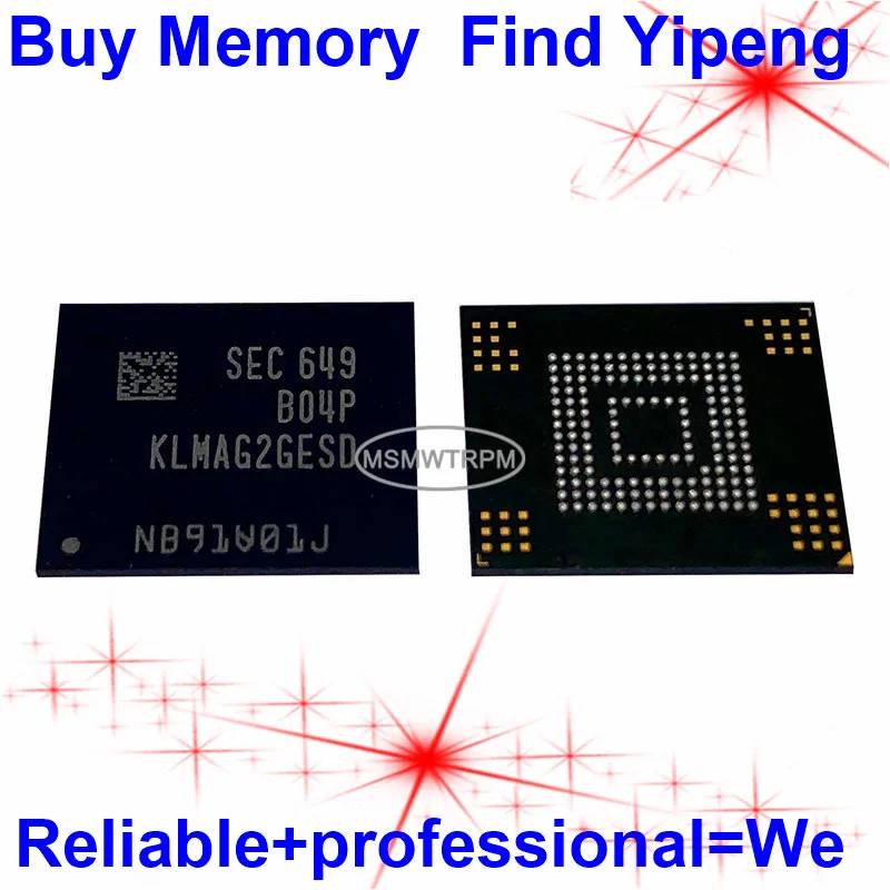KLMAG2GESD B04P 153FBGA EMMC 5.1 16GB FLASH MEMORY KLMAG2GESD|Cable ...
