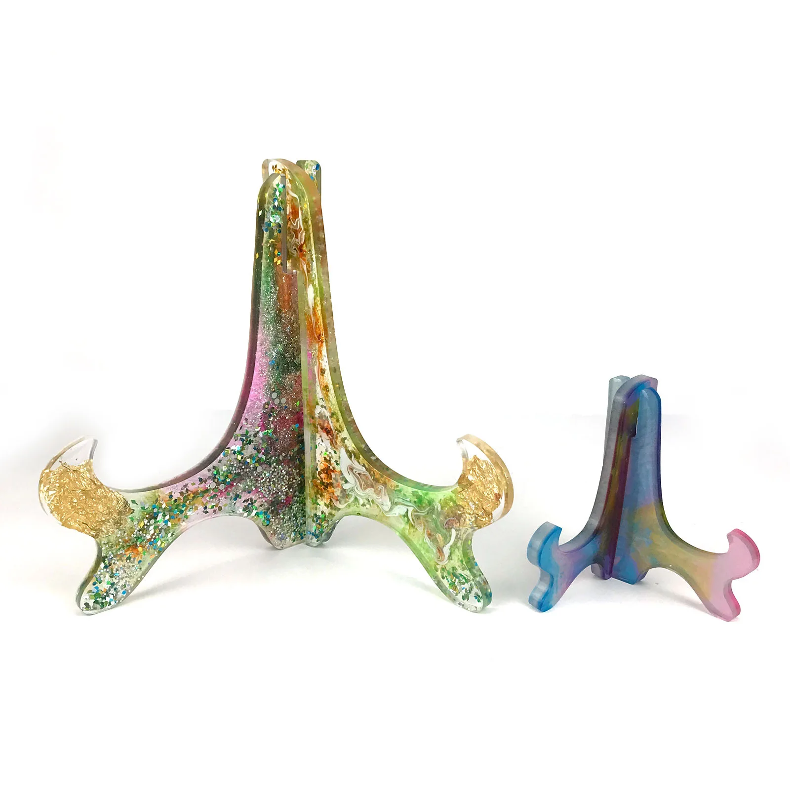 Diy Desktop Decoration Stand Crystal Epoxy Resin Mould Mobile Photo ...