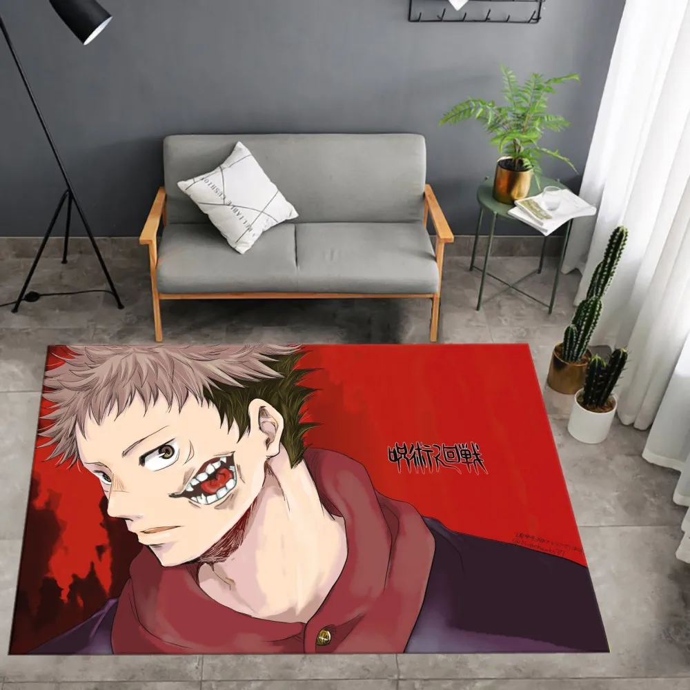 Floor & Rugs Jujutsu Kaisen Japanese Anime Manga Area Soft Rugs For ...