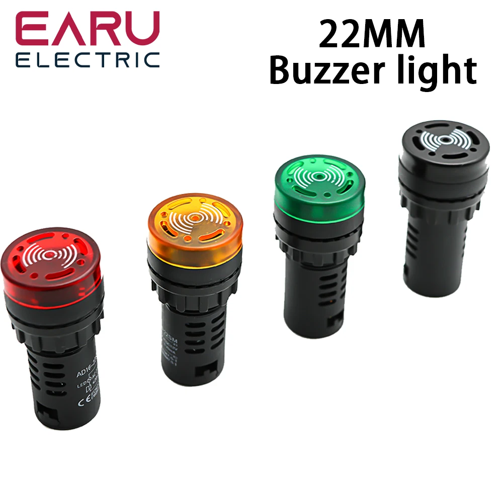 LED-Active-Buzzer-Beep-Alarm-Indicator-Red-Flash-Signal-Light-Verde-e ...