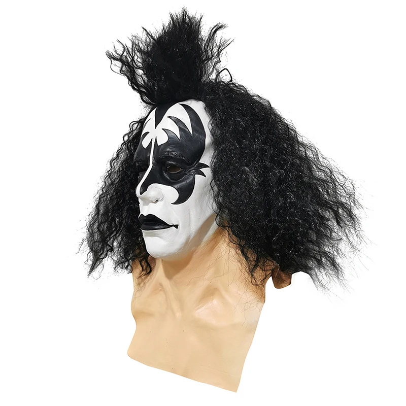 Halloween Kiss Band Gene Simmons Punk Chaim Witz Rock Cosplay Mask ...