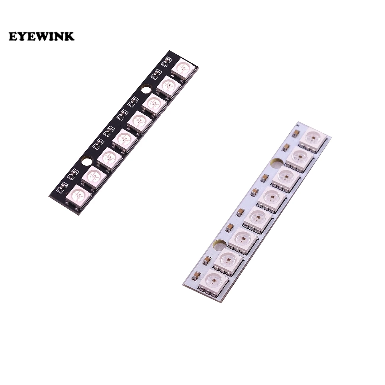 Led strip 8Bit Channel WS2812 5050 RGB 8 LED Light Built-In Full Color ...