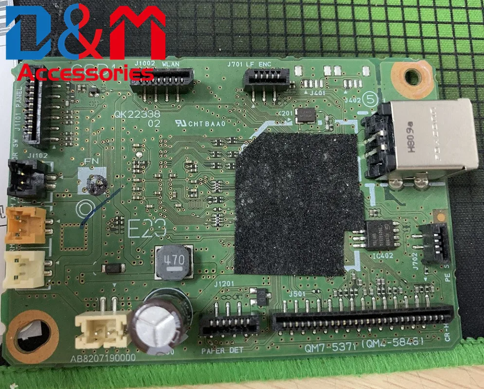 使用されるロジックボードQM7 5371 QM4 5843 キヤノンTS308 TS307 TS208 MG3680 MG3080 ...