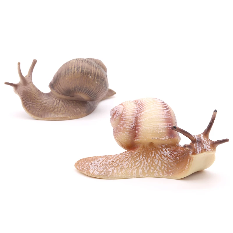 Solid simulation snail model insect animal small snails ornament ...