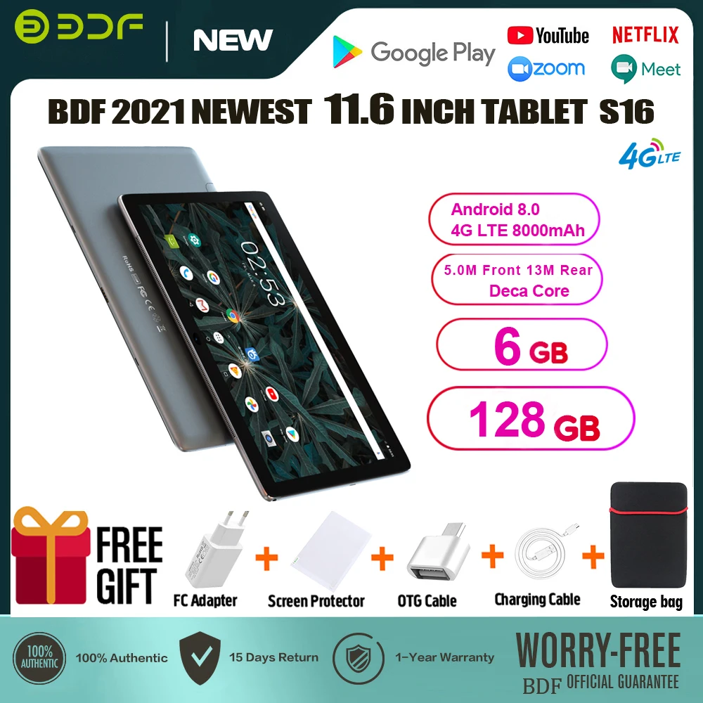 New Pro 11.6 Inch Tablet Deca Core 6gb Ram 128gb Rom 4g Network Ai ...