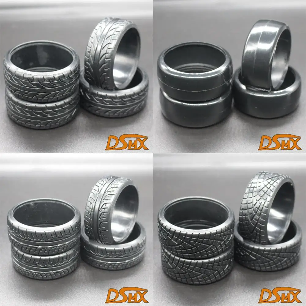 4Pcs RC Car On Road Racing T Drift Tyres,Tires Fit 26mm 1/10 HSP/HPI ...