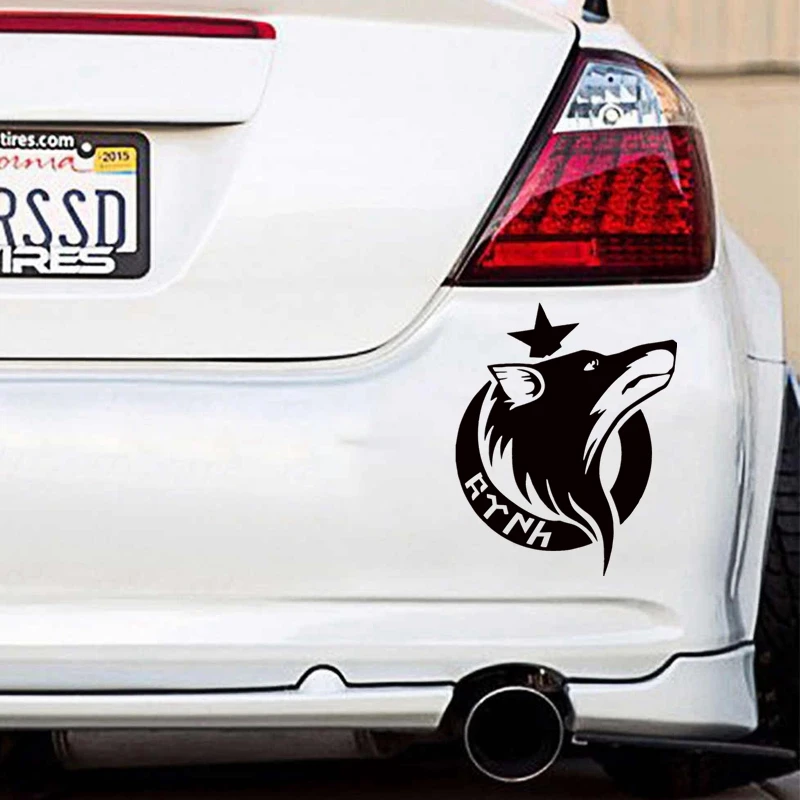 30098 15x18.5 Cm Funny Turkish Text Wolf Car Sticker Waterproof Decal Vinyl On Truck Bumper Rear Window Laptop Car Stickers AliExpress