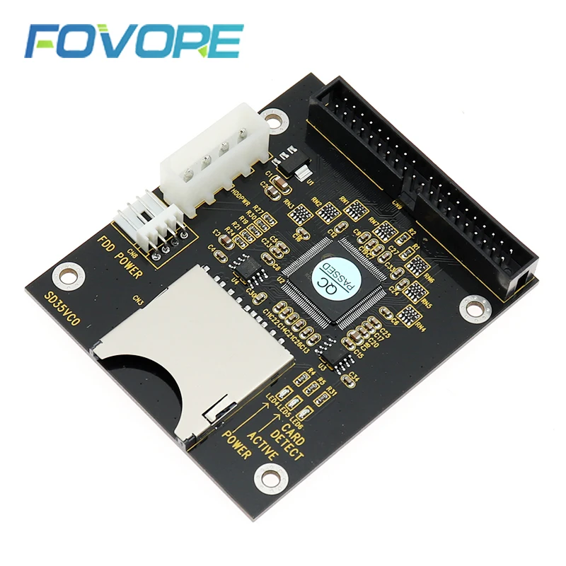 IDE SD Card Adapter 40 pin Male 3.5" IDE to SD Converter Card Adapter